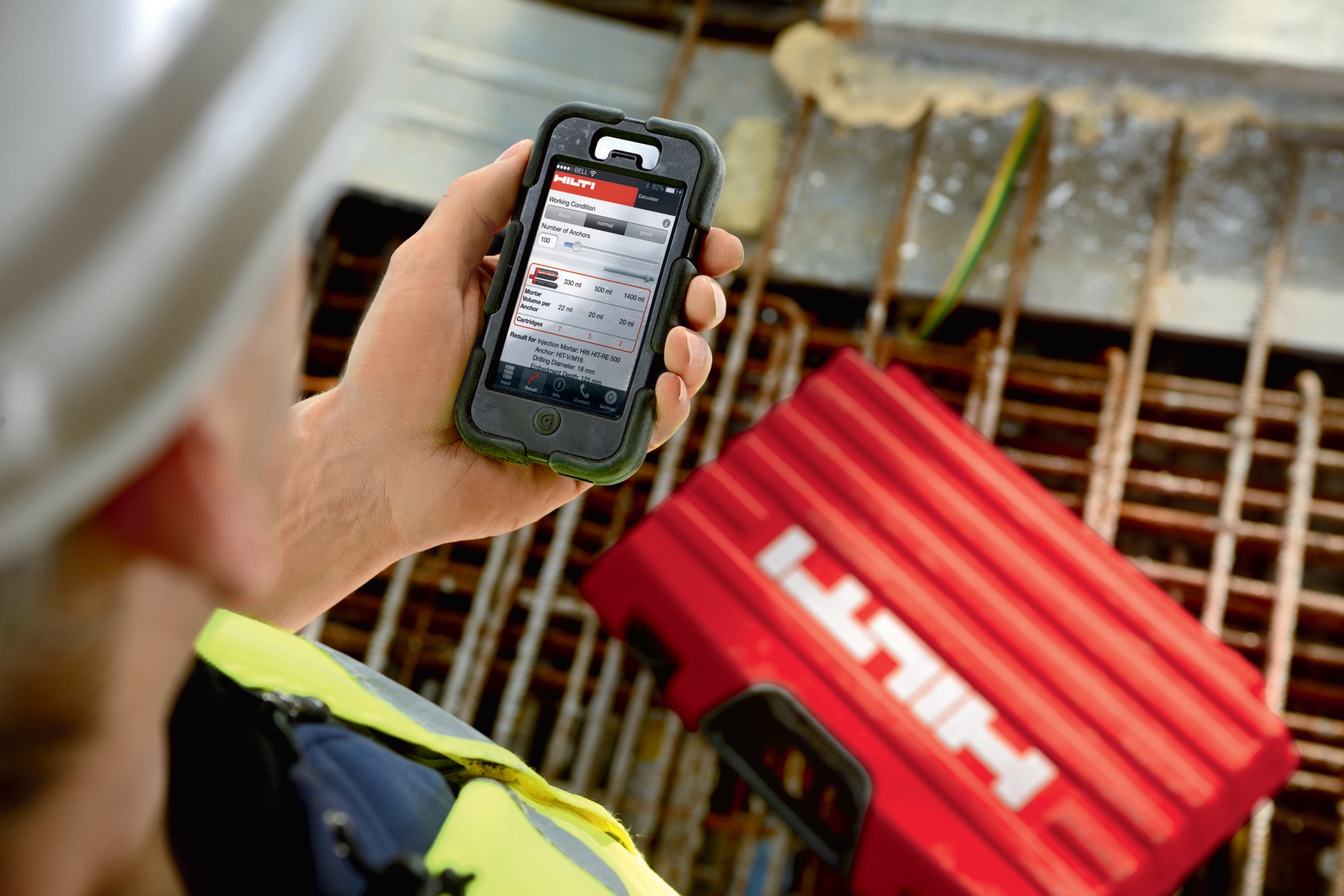 Volume Calculator App - Hilti Österreich