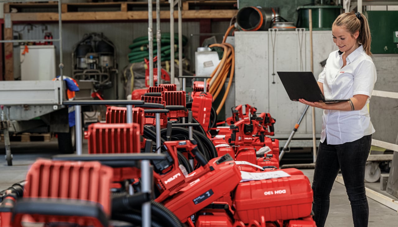 Flottenmanagement - mehr als ein Werkzeugleasing - Hilti Österreich